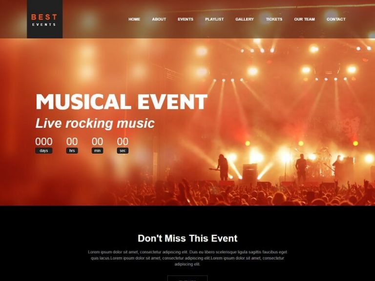 16 Best Free Music HTML Website Templates In 2025