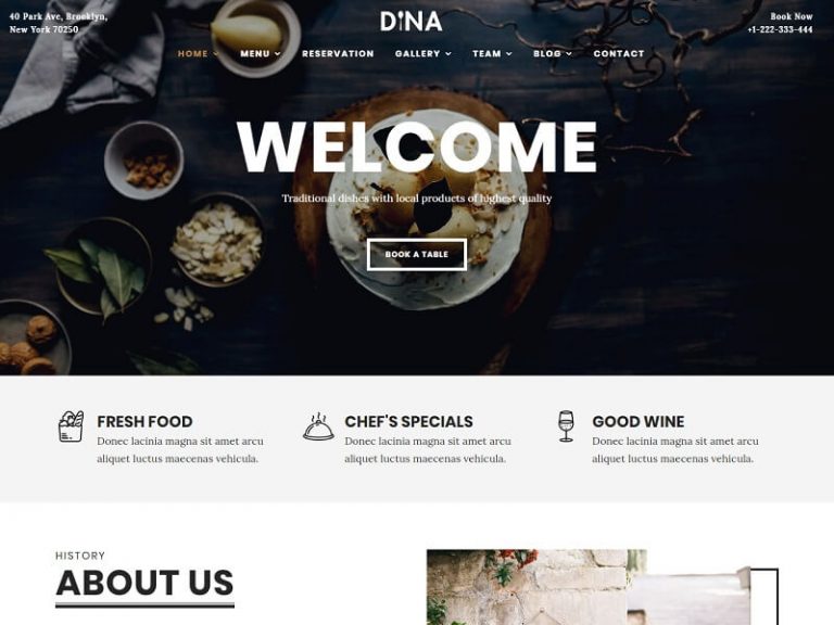 17 Best Food & Restaurant Html Website Templates 2025