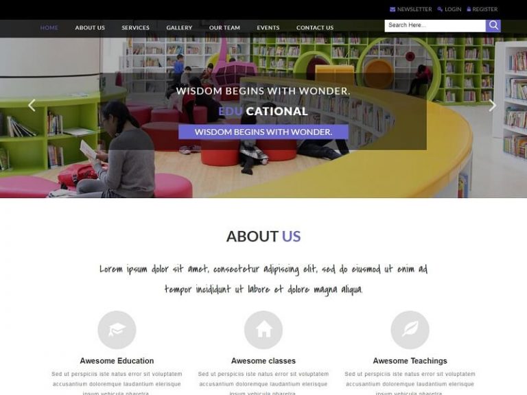 22 Best Free School Website HTML Templates 2025 - Ventasoftware