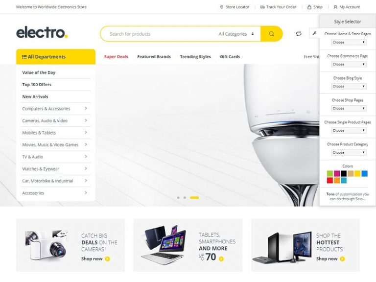 15 Best Electronics HTML Website Templates 2025