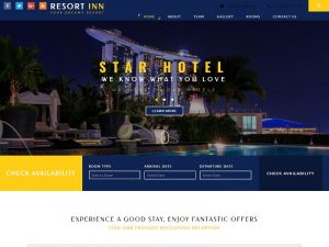 20 Best Free Hotel Booking Html Website Templates | Ventasoftware