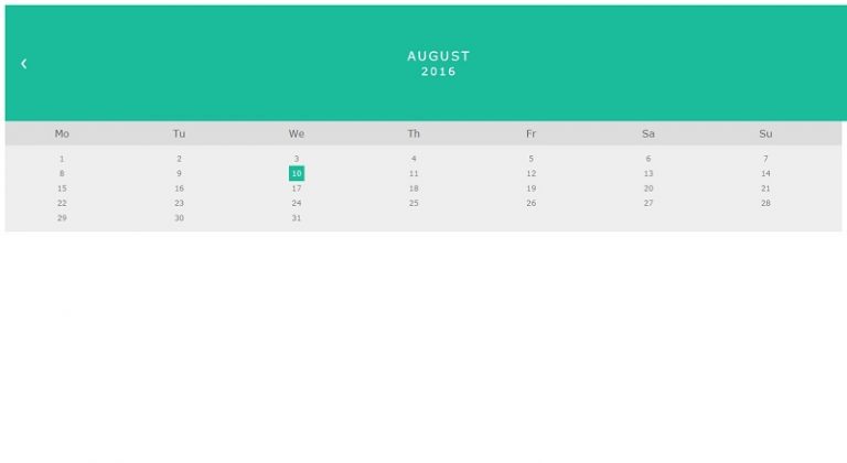 20 Best Free CSS Calendars In 2025 | Ventasoftware