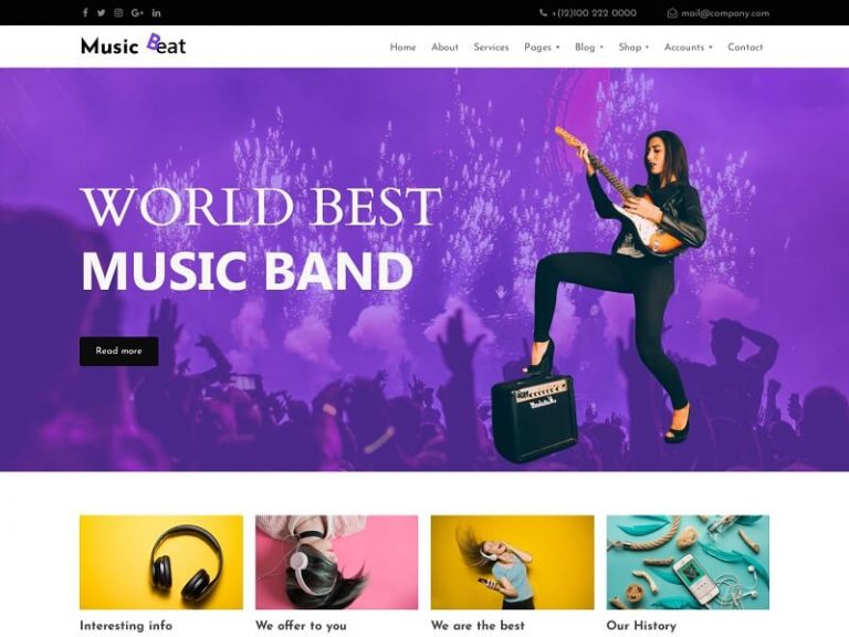 16 Best Free Music HTML Website Templates In 2025